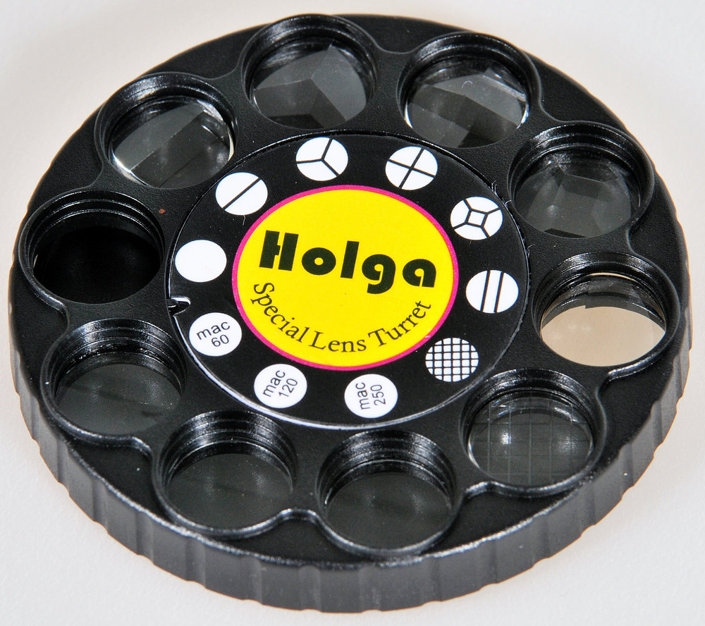 Holga Lens with Special Lens and Filter Turret Images